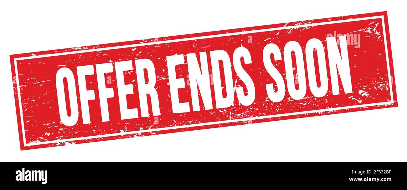 Offer ends soon hi-res stock photography and images - Alamy