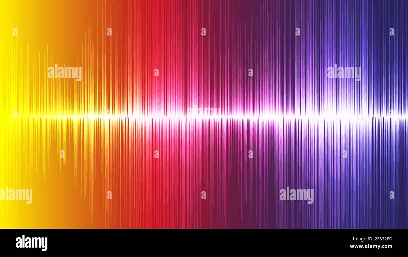 Colorful UltraSonic Sound Wave Background,technology and earthquake ...