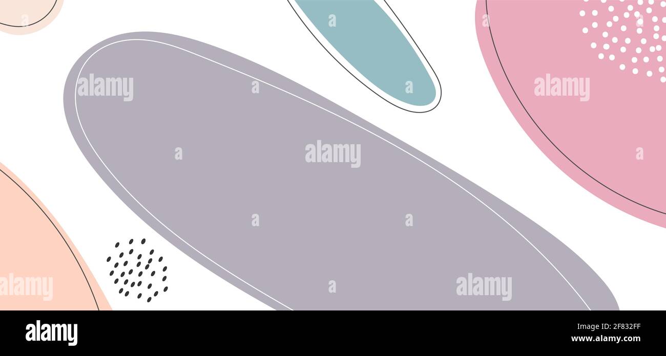 Hand drawn organic shapes Stock Vector Images - Alamy