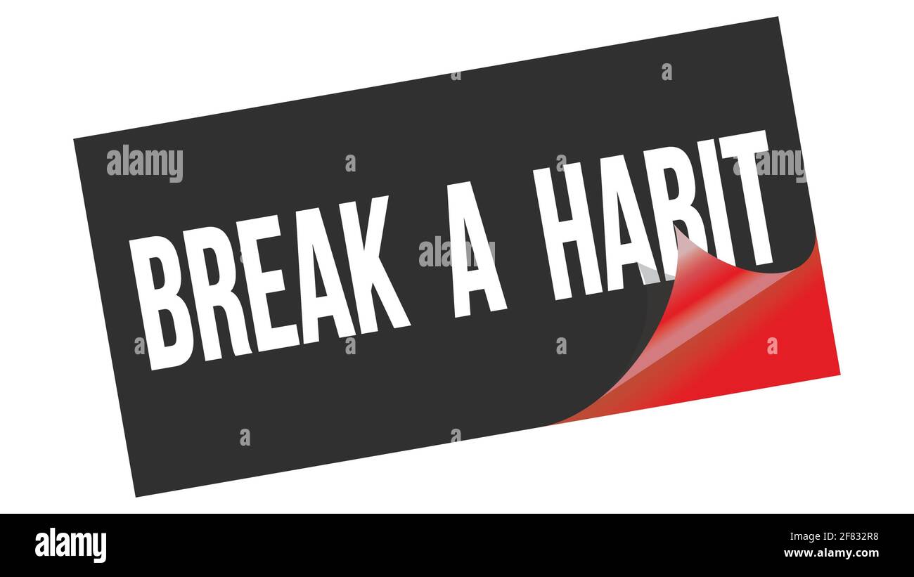 Break habit Cut Out Stock Images & Pictures - Alamy