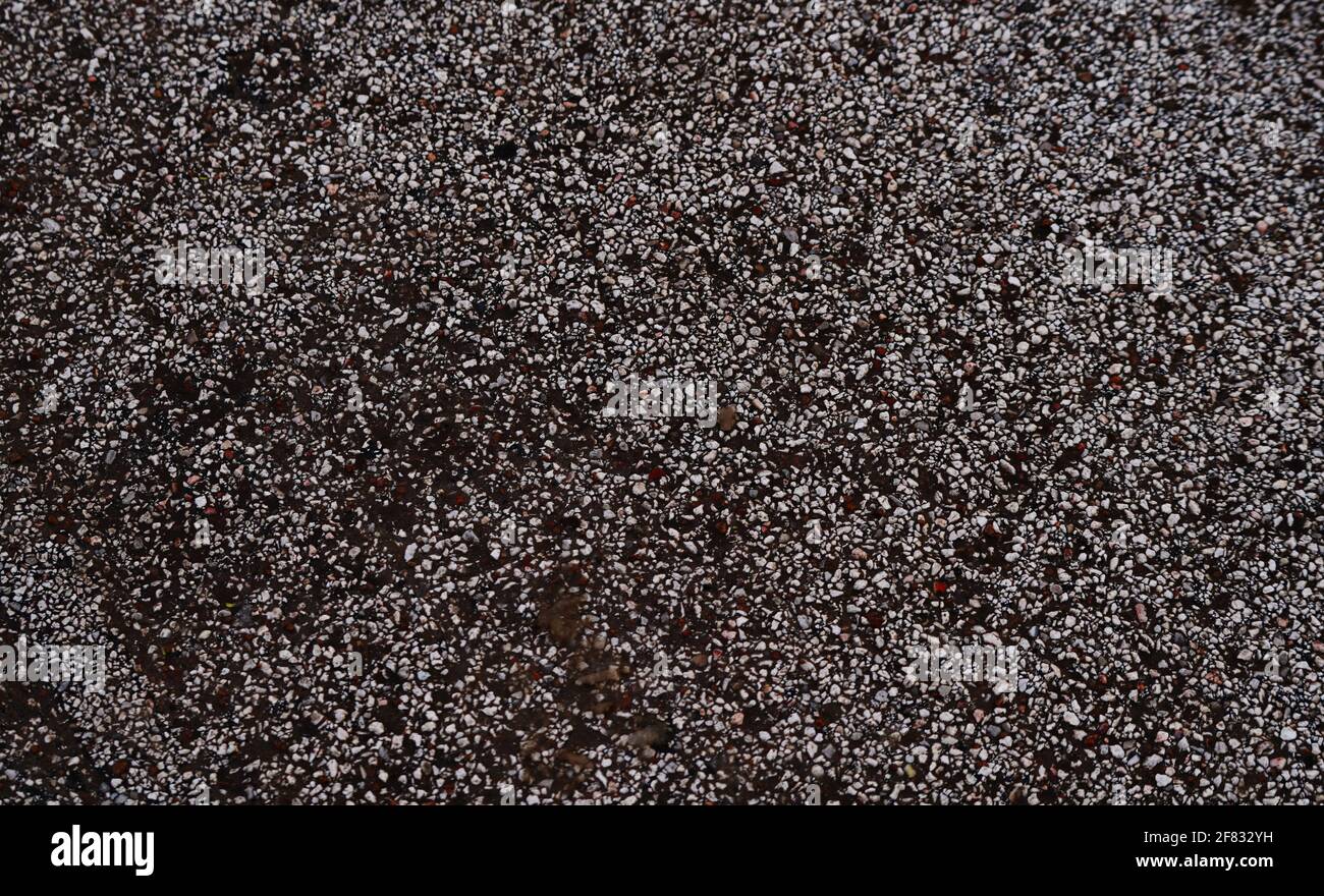 Surface covered with fine particles, wall, carriageway, street Stock ...