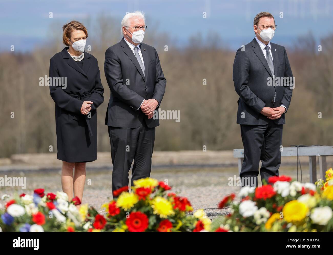 11 April 2021, Thuringia, Weimar: Federal President Frank-Walter ...