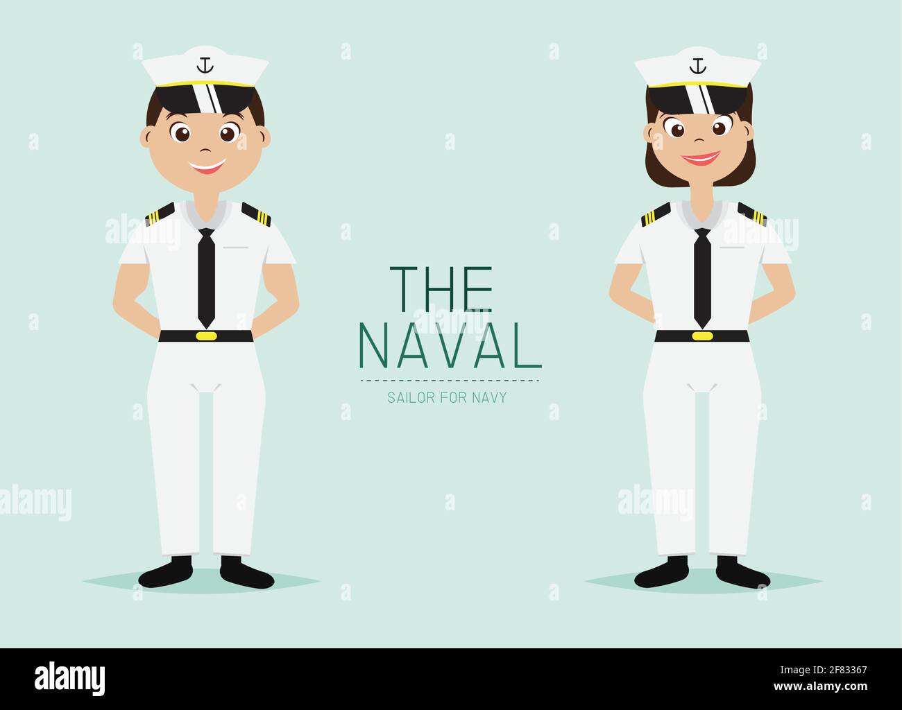 Female navy pilot Stock Vector Images - Alamy