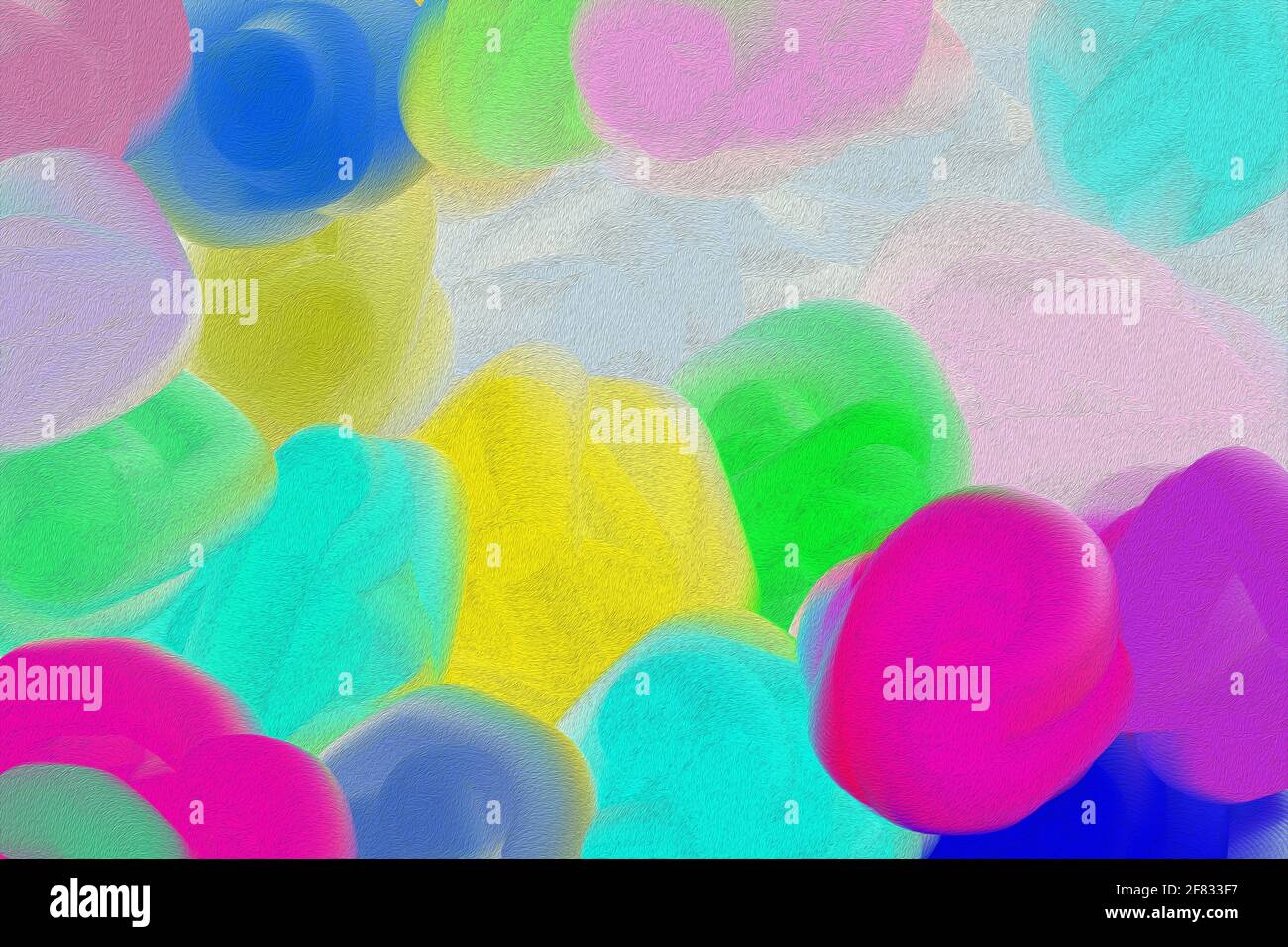 Multi-colored bright brush strokes. beautiful background modern art ...