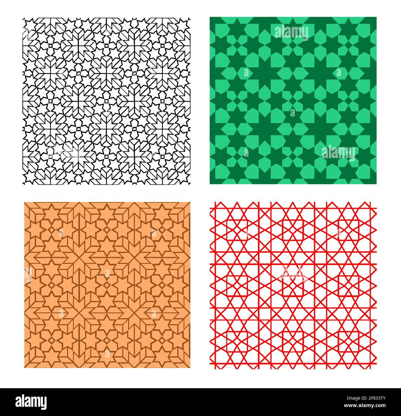 Islamic style tile art Stock Vector Images - Alamy