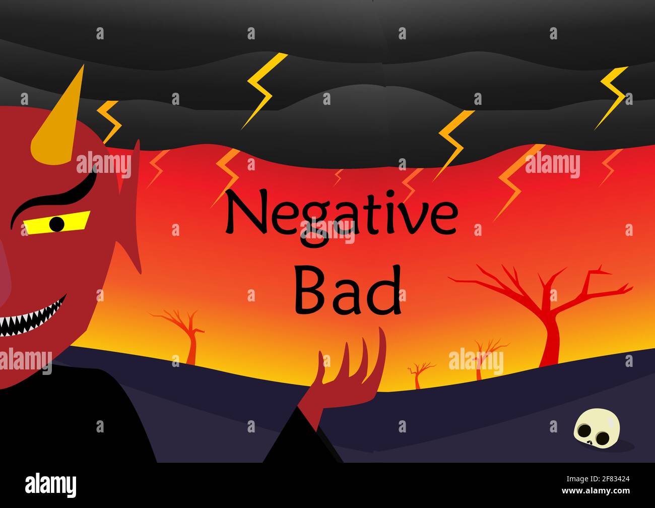 Devil land Stock Vector Images - Alamy