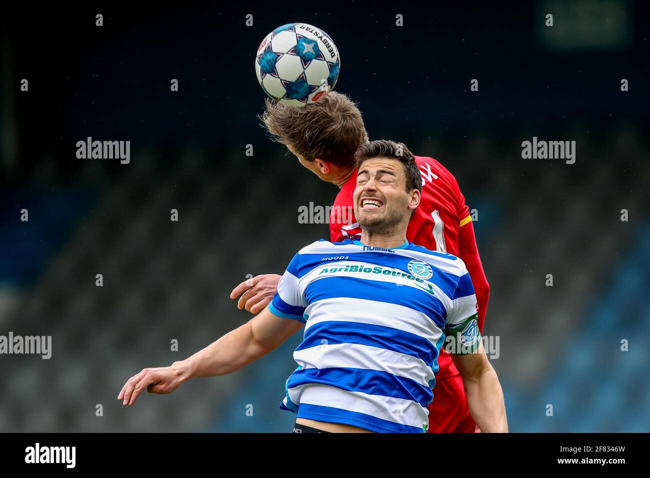 DOETINCHEM, NETHERLANDS - APRIL 11: Ted van de Pavert of De Graafschap ...
