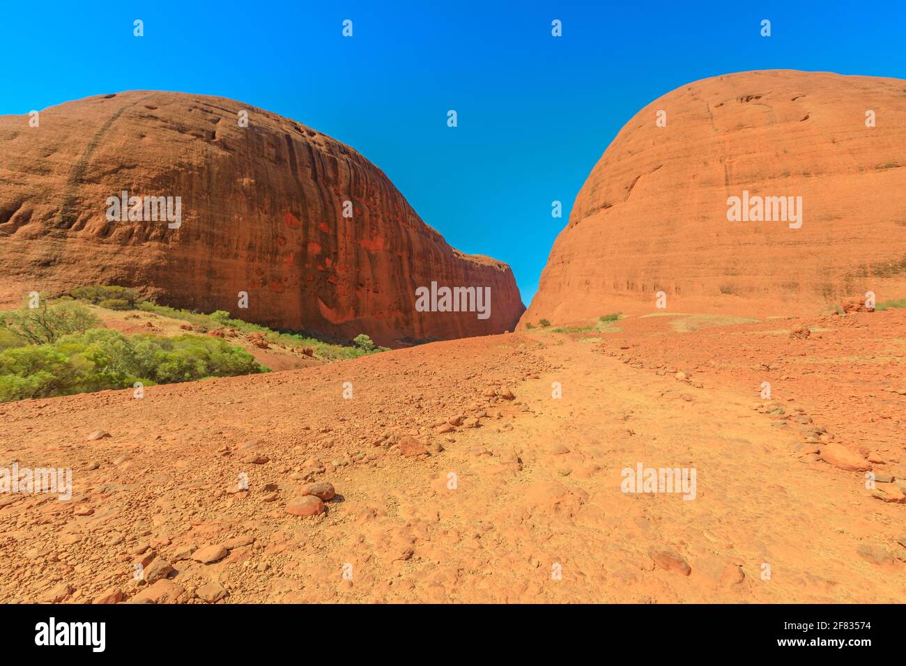 Scenic landscape of walk between two tallest domes of Walpa Gorge in ...
