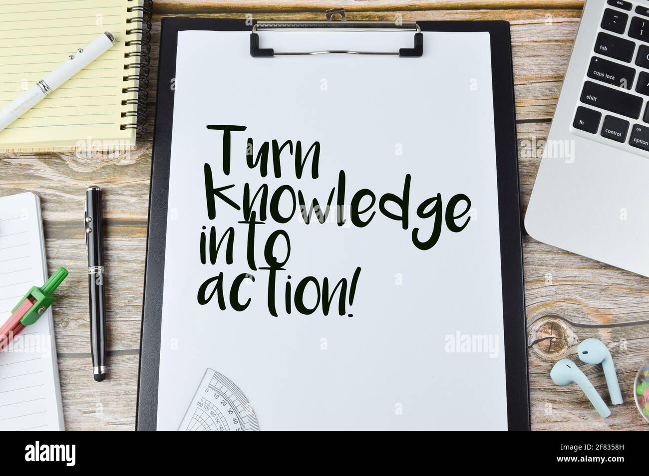 Turn knowledge into action hi-res stock photography and images - Alamy