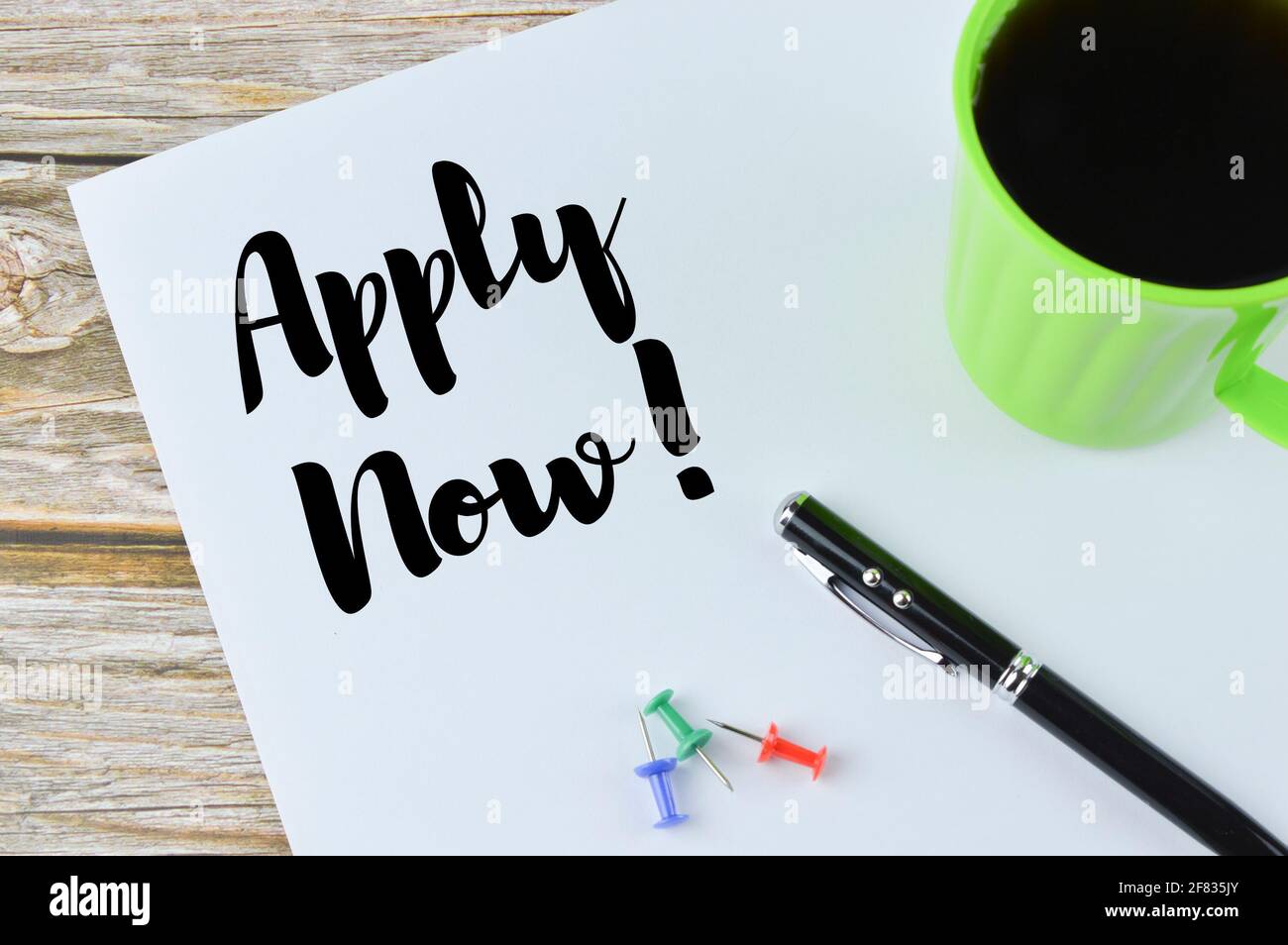 Apply online application form recruitment hi-res stock photography and ...