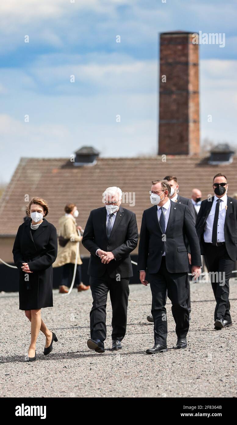 11 April 2021, Thuringia, Weimar: Federal President Frank-Walter ...