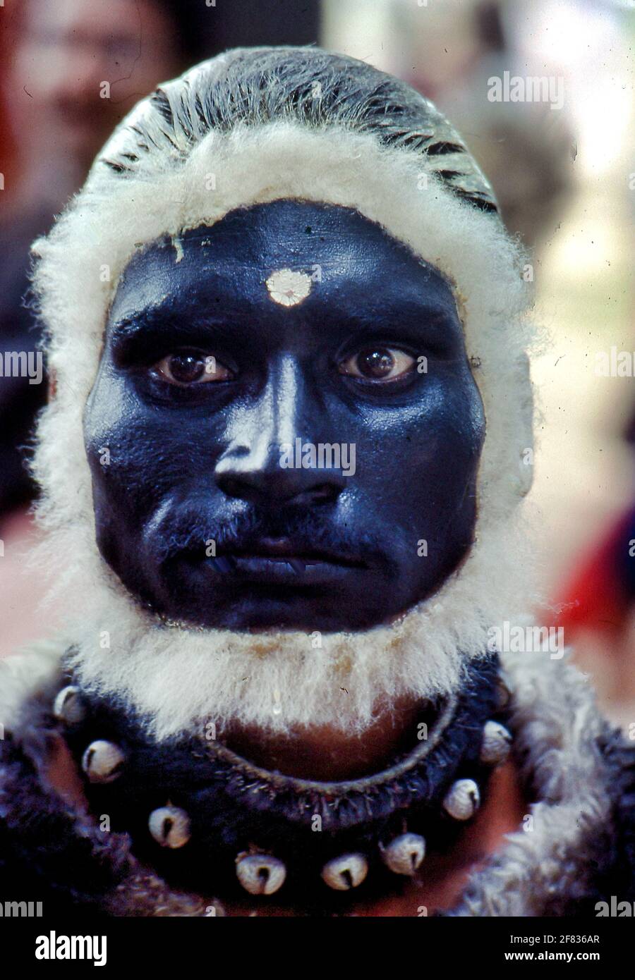 Indian Monkeyman village performer Stock Photo - Alamy