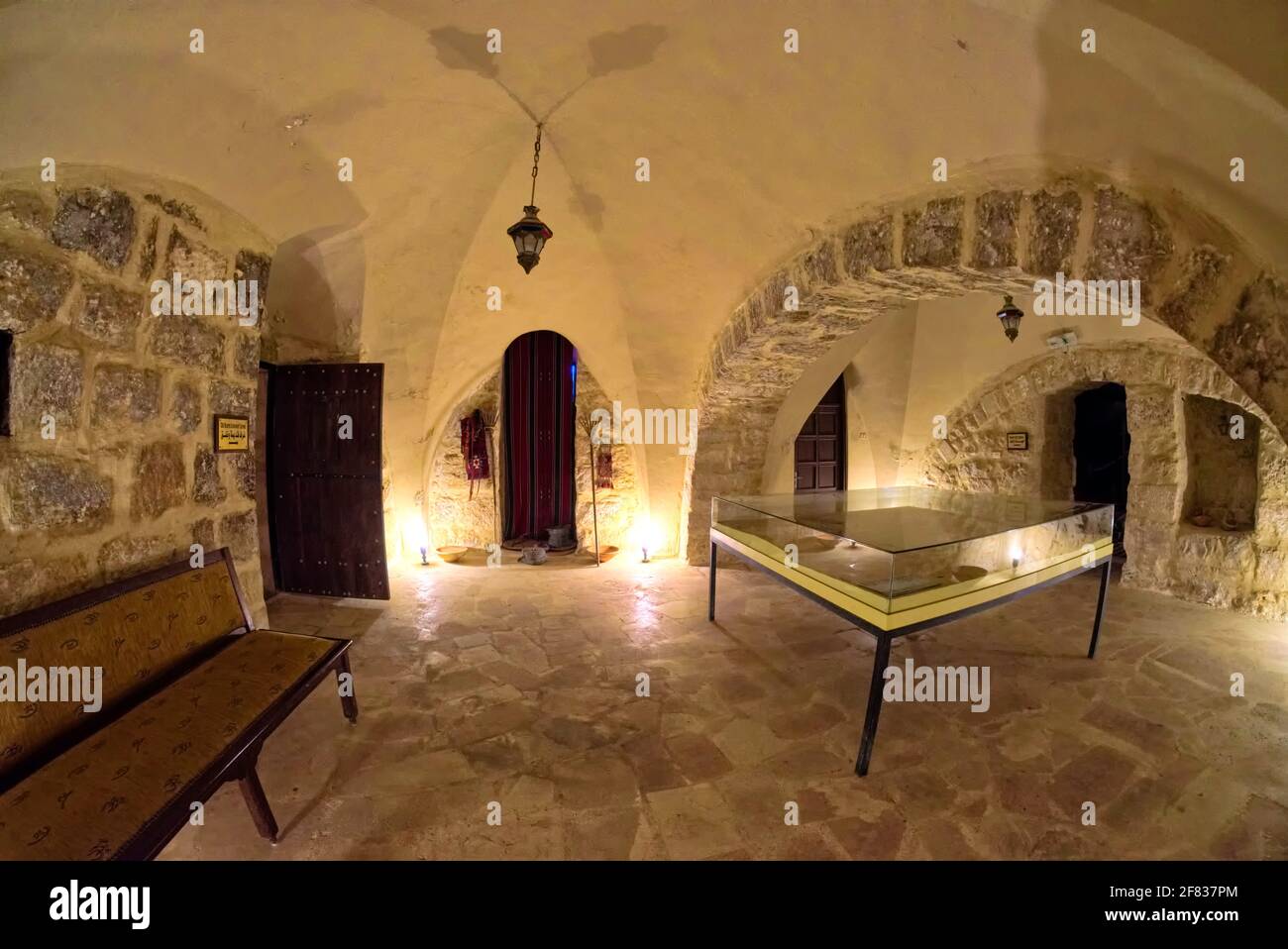 The museum is carefully constructed upon ancient ruins that run around ...