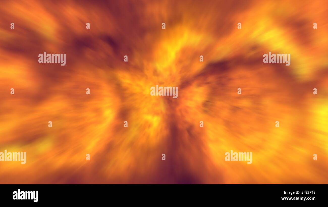 fire flame explosion in space, abstract illustration Stock Photo - Alamy
