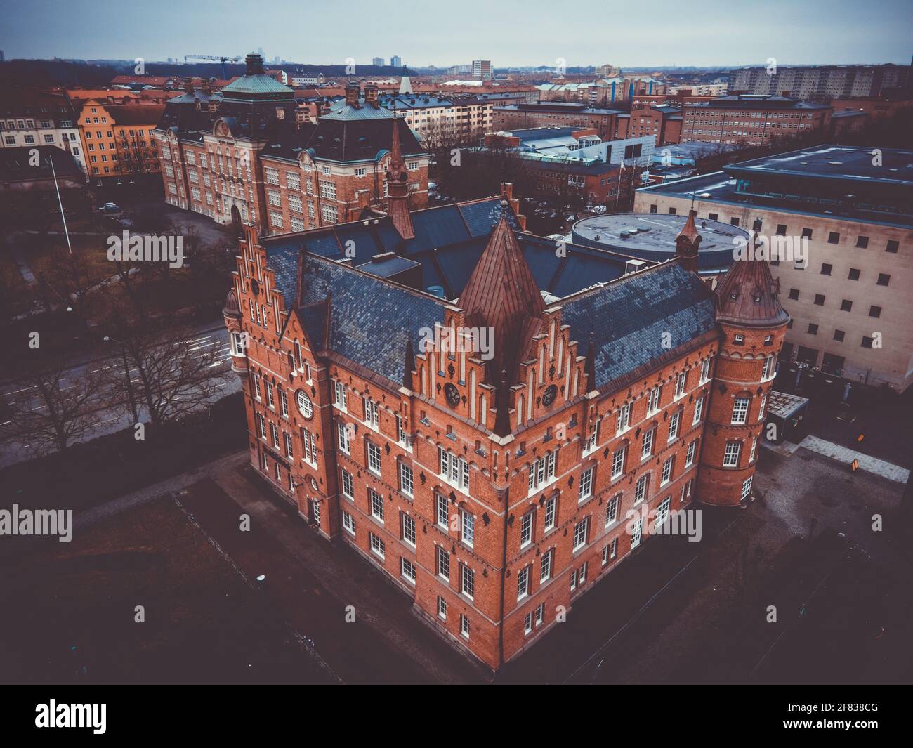 Malmö City Library in Spring in Skåne, Sweden Stock Photo - Alamy
