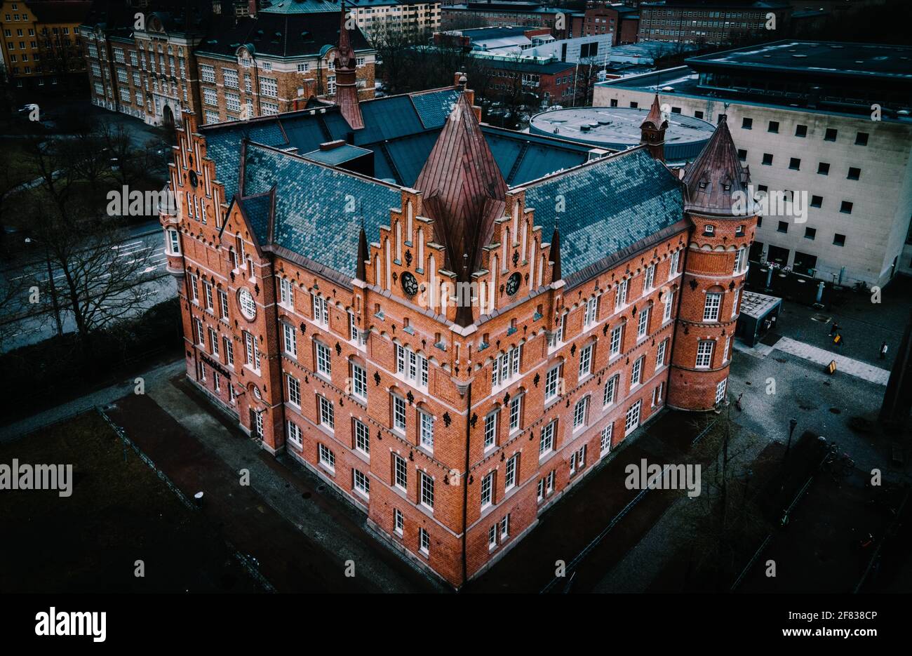 Malmö City Library in Spring in Skåne, Sweden Stock Photo - Alamy