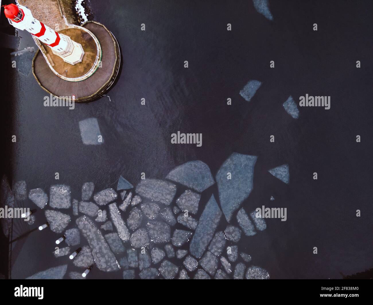 Malmö Lighthouse in Winter in Skåne, Sweden Stock Photo - Alamy