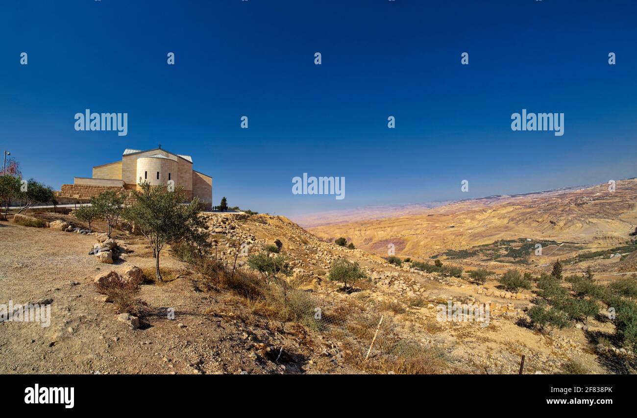Mount Nebo (Arabic: جبل نيبو‎ Jabal Nībū; Hebrew: הַר נְבוֹ Har Nevo ...