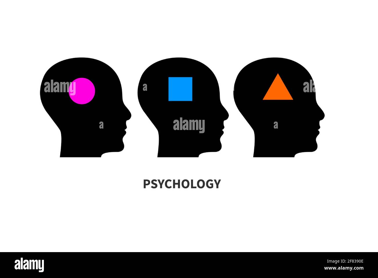 Differences thinking symbol. Psychology logo Stock Vector Image & Art ...