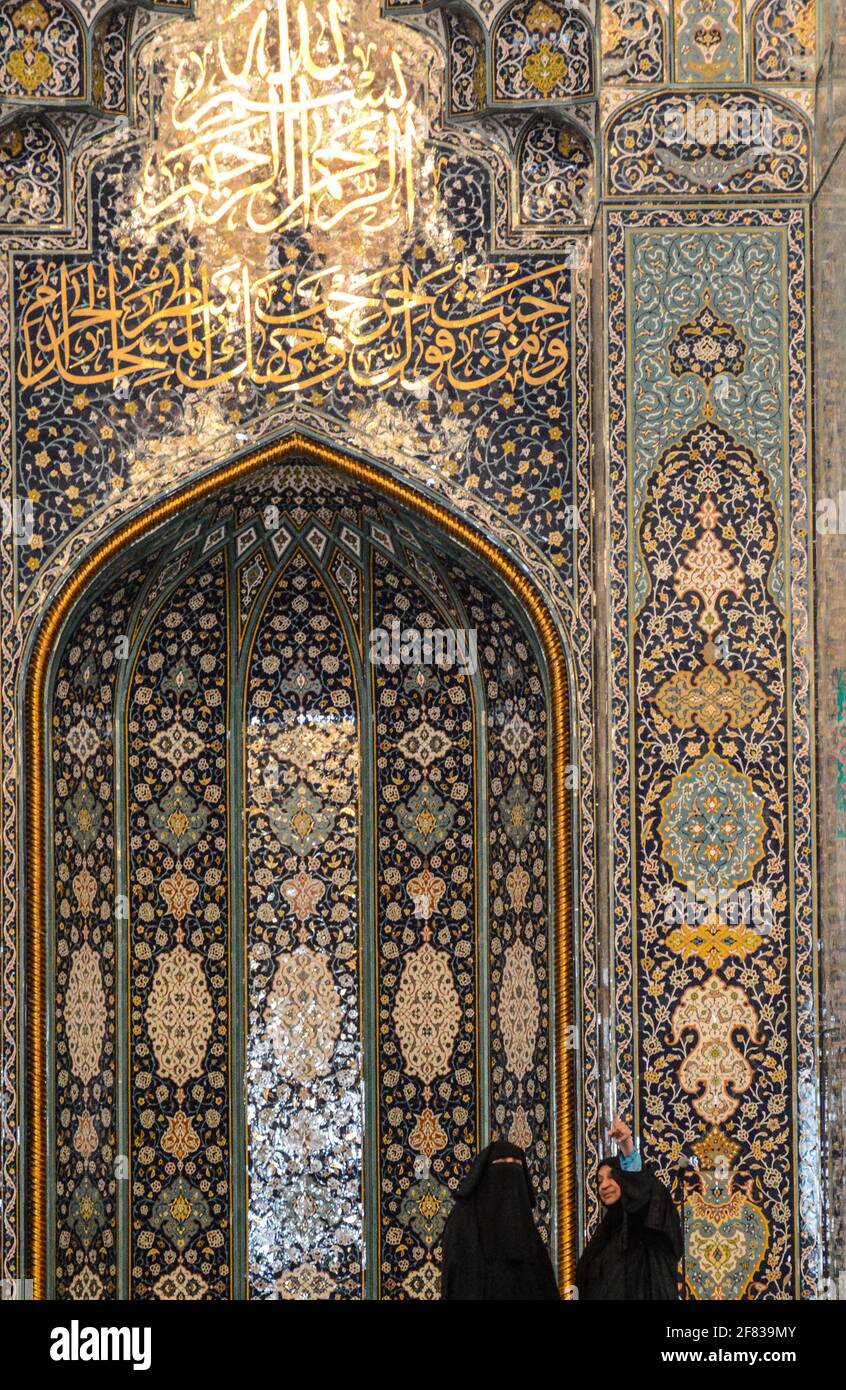 Muscat (Oman): inside the Great Mosque Stock Photo - Alamy