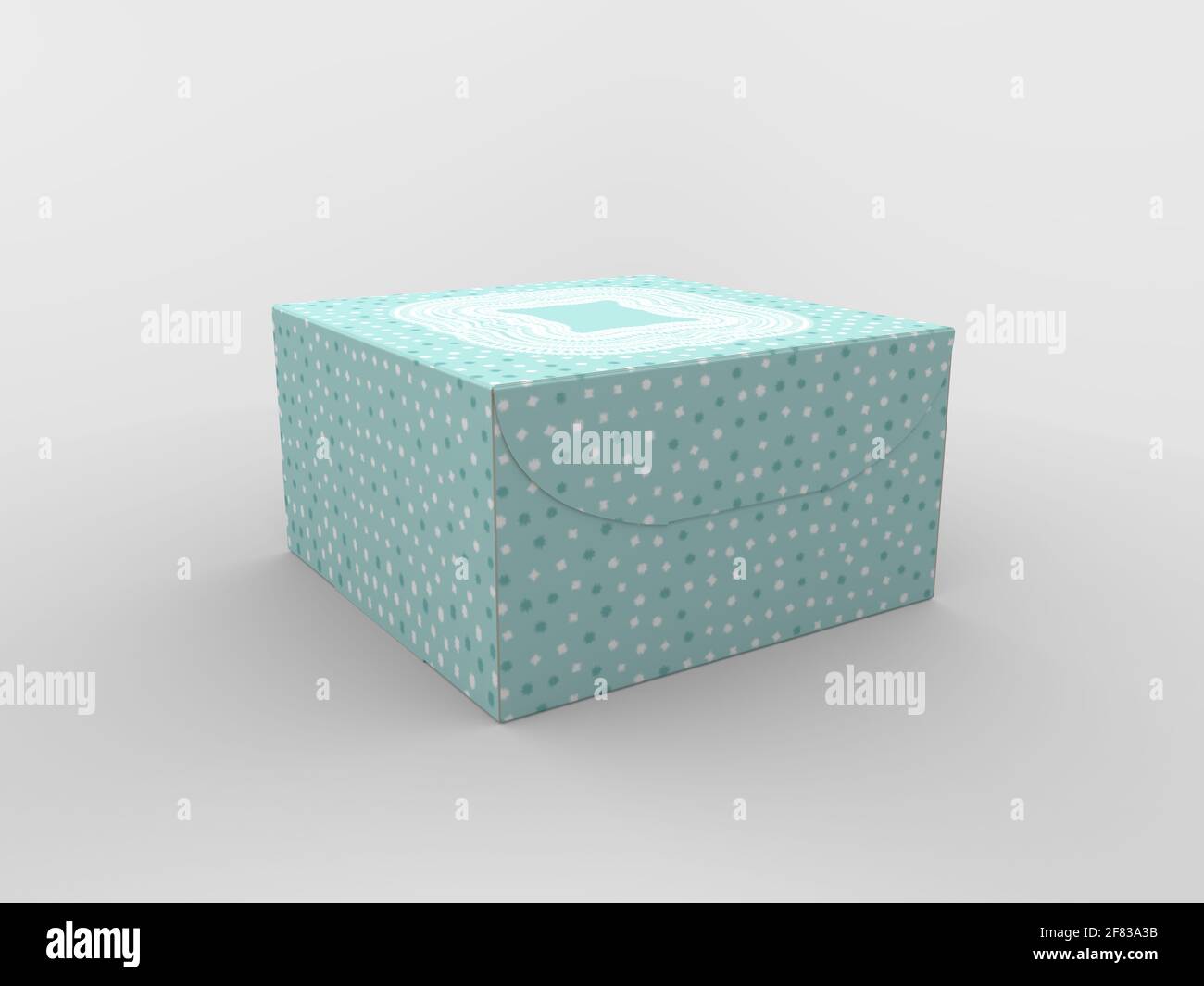 3D Rendering Product Packaging Template Stock Photo - Alamy