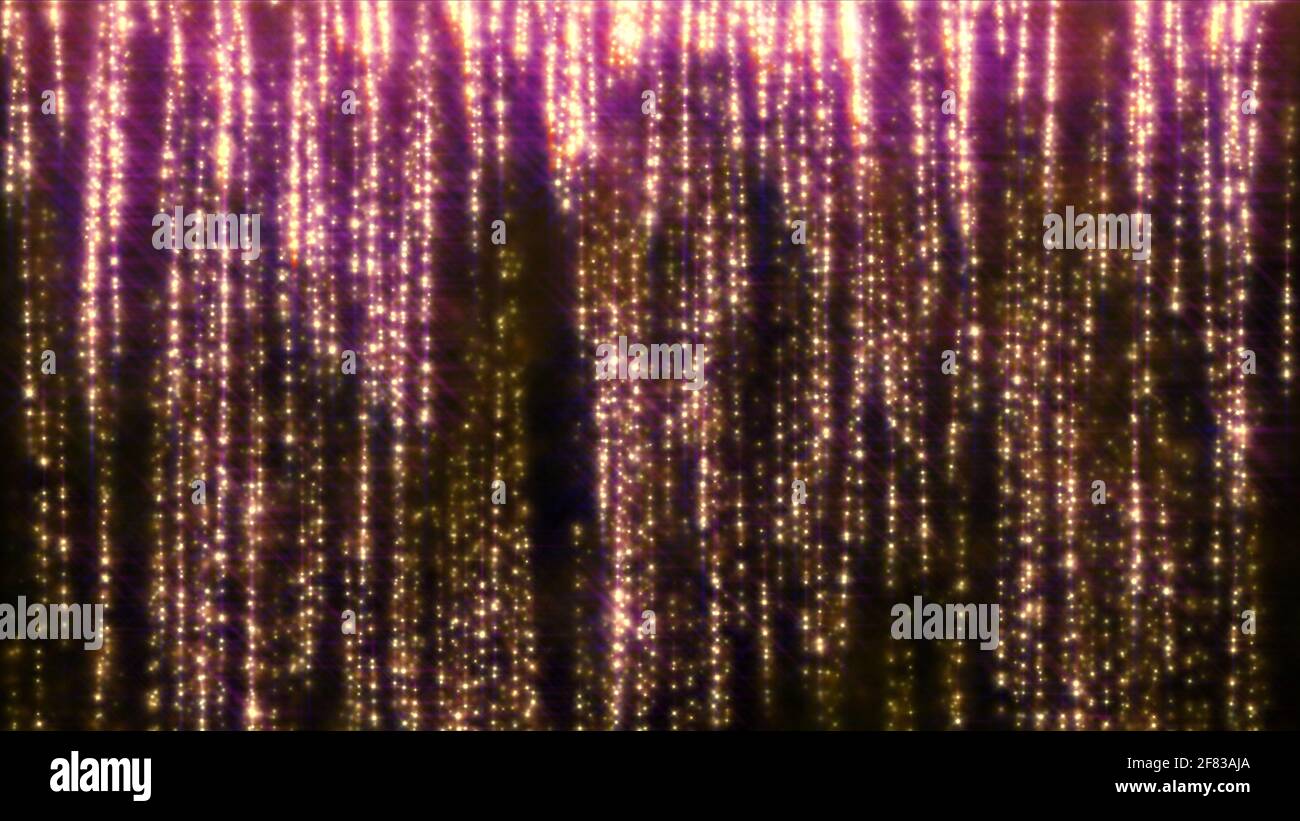 Color glitter flowing particles light sparks backdrop illustration ...