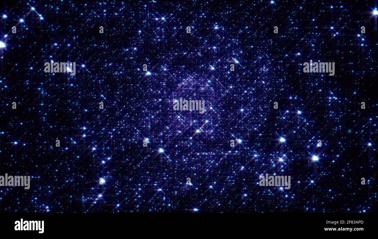 Space background with stars abstract illustration render Stock Photo ...