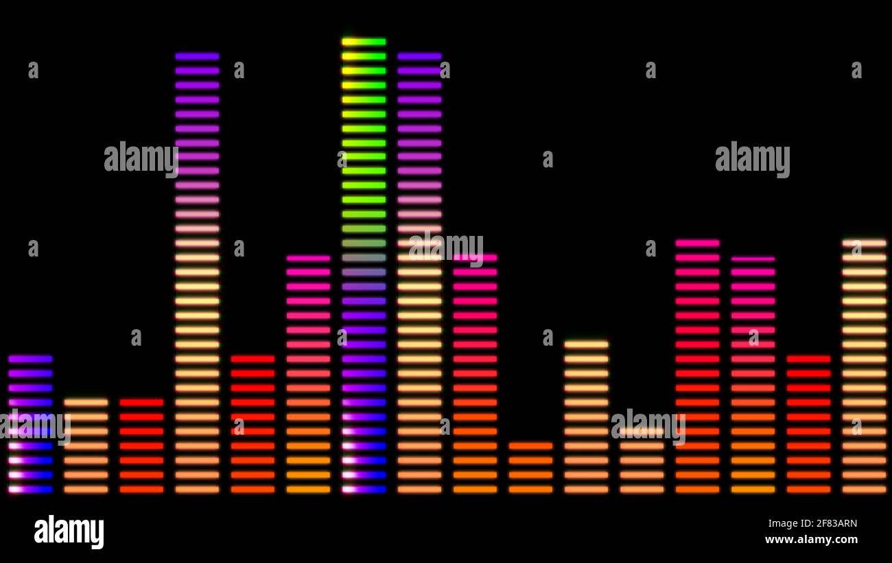 Digital equalizer bar graph, Sound Equalizer Abstract Background ...