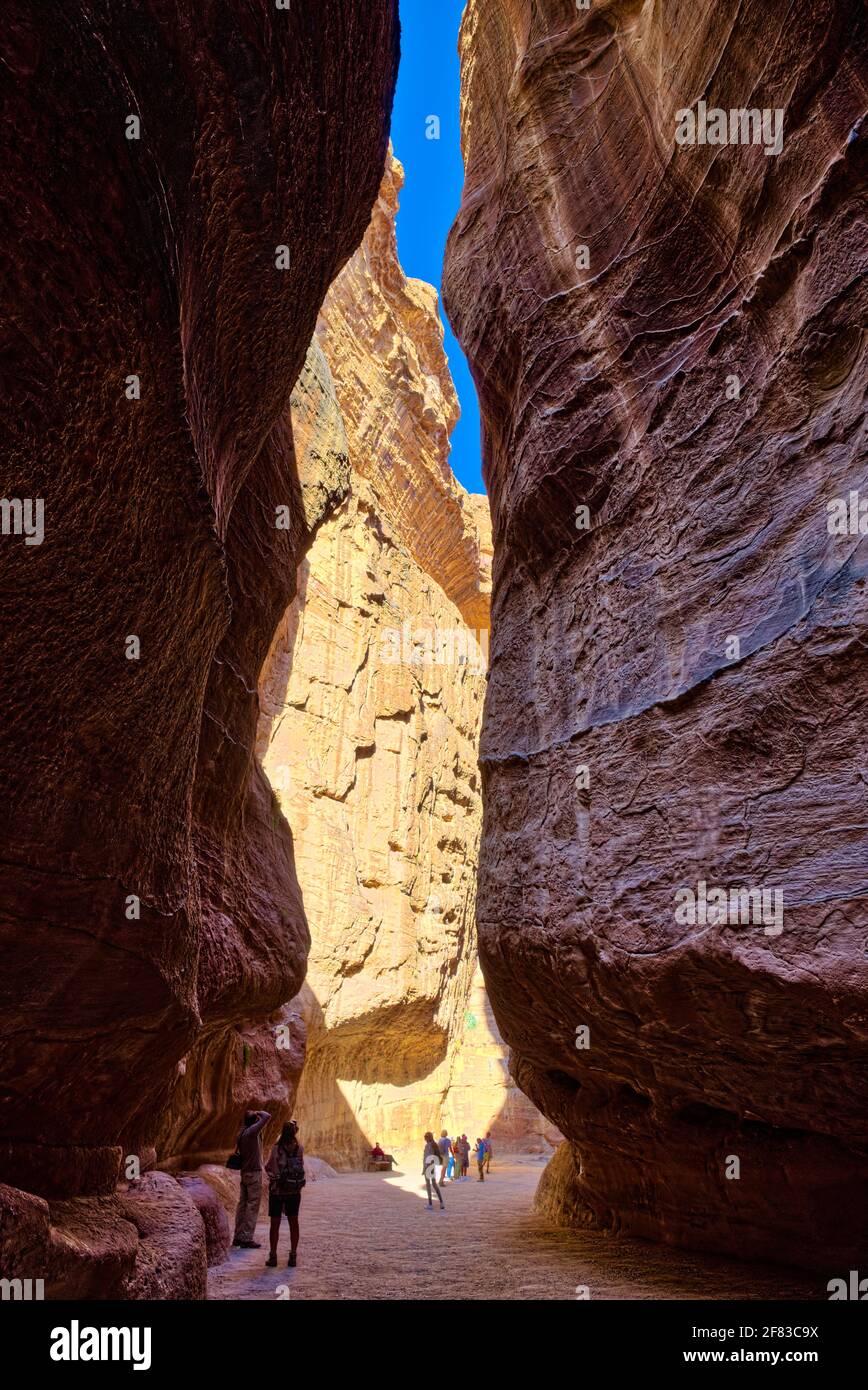Unlike slot canyons such as Antelope Canyon in the American Southwest ...