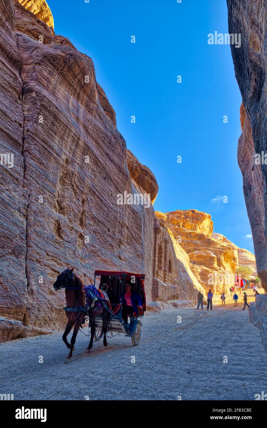 It is the ancient main entrance leading to the city of Petra, starts at ...