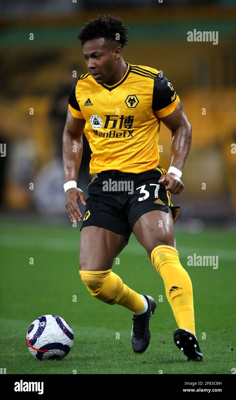 Wolverhampton Wanderers' Adama Traore in action during the Premier ...