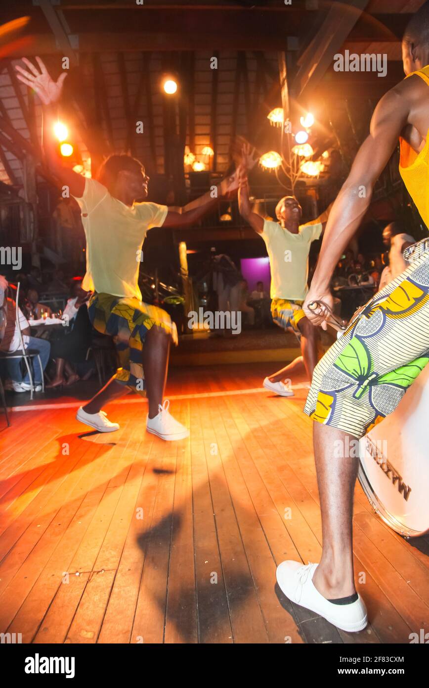 JOHANNESBURG, SOUTH AFRICA - Apr 24, 2019: African young dancers with ...