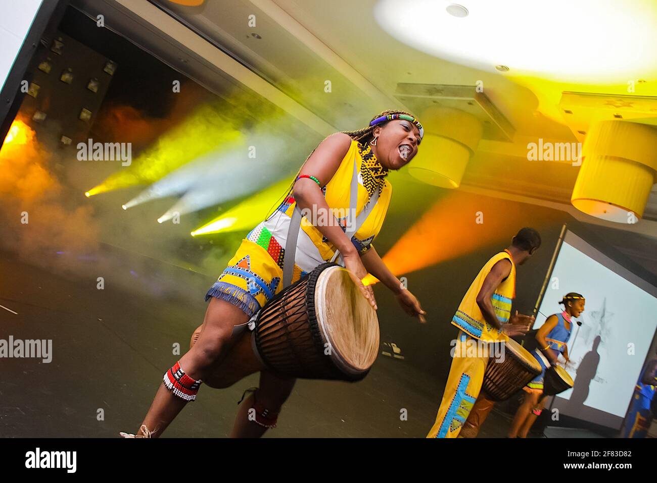 JOHANNESBURG, SOUTH AFRICA - May 03, 2019: traditional African woman in ...
