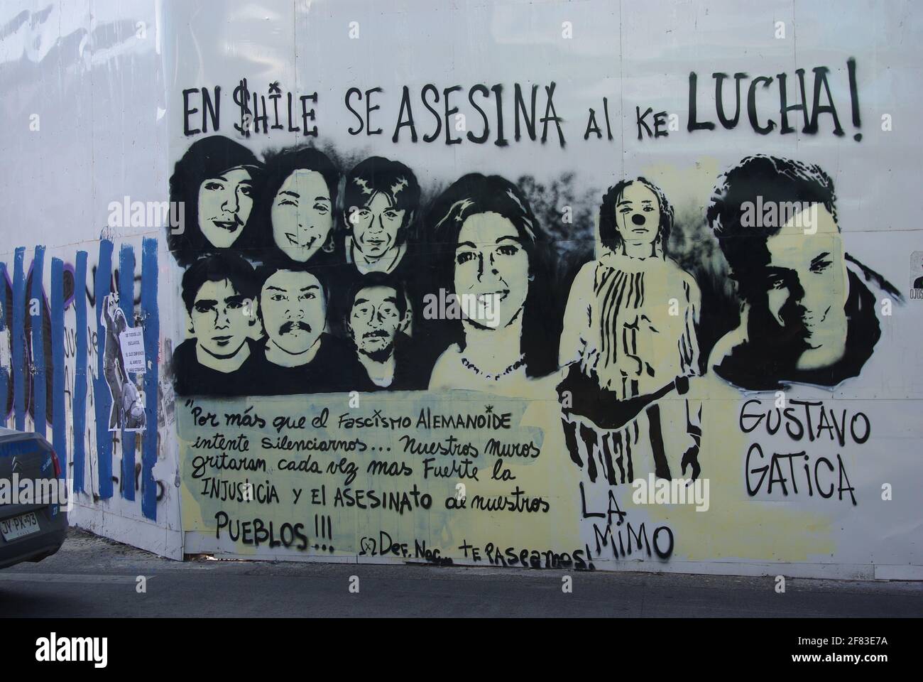 Mural art protest latin america hi-res stock photography and images - Alamy