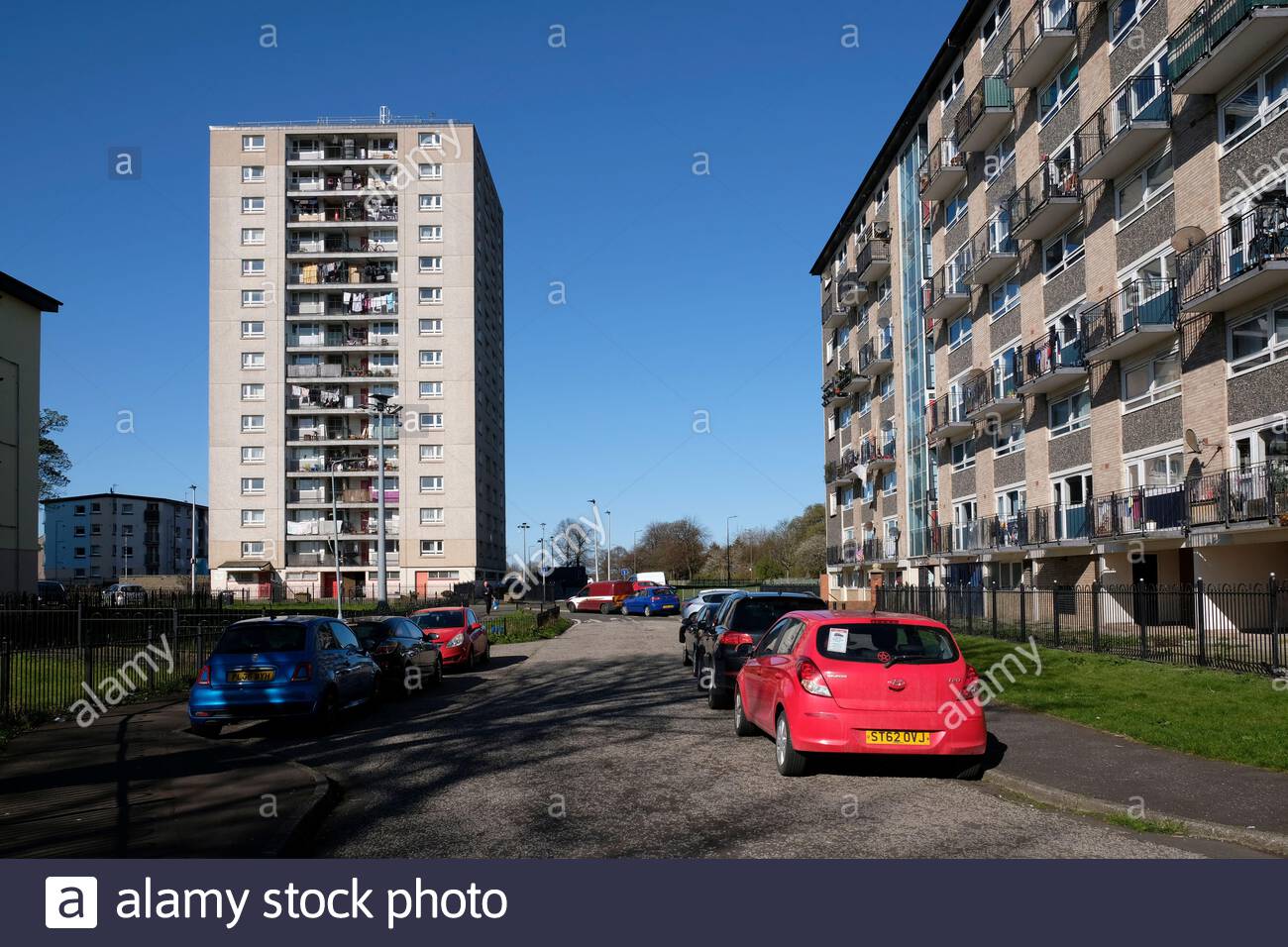 Muirhouse and Pennywell tower Blocks, Edinburgh, Scotland Stock Photo ...