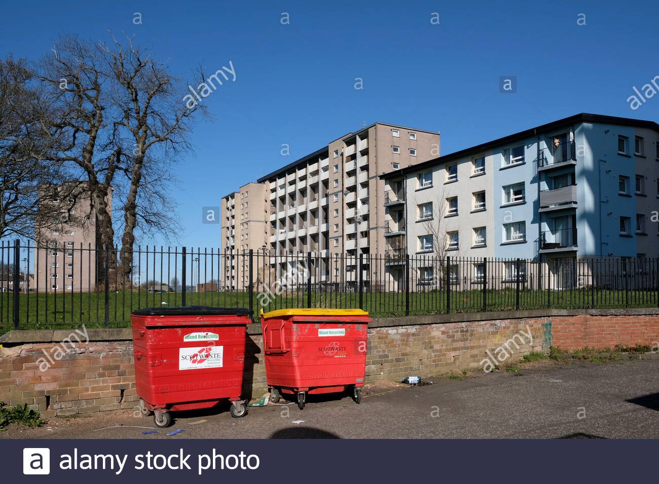 Muirhouse and Pennywell tower Blocks, Edinburgh, Scotland Stock Photo ...