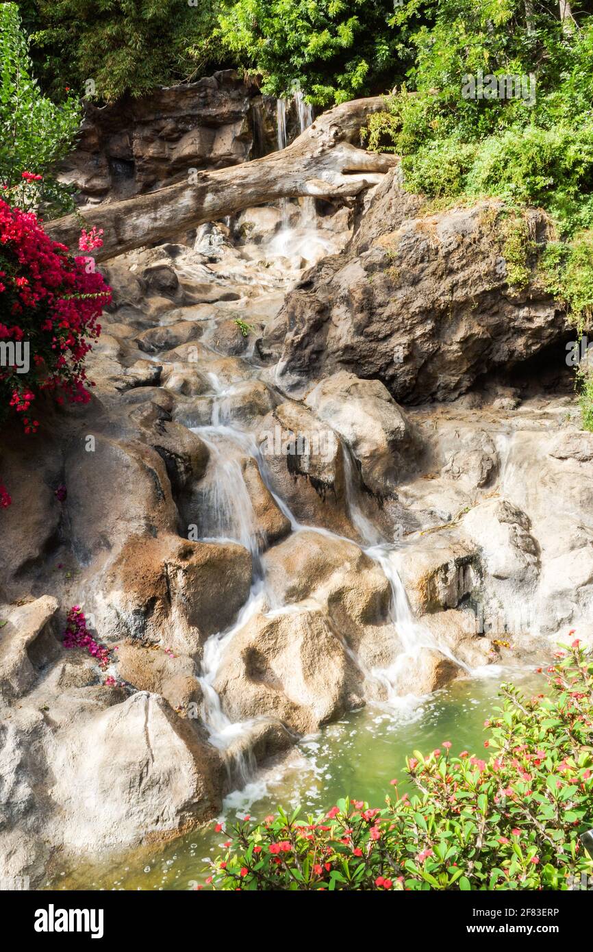 Small artificial water fall in hi-res stock photography and images - Alamy