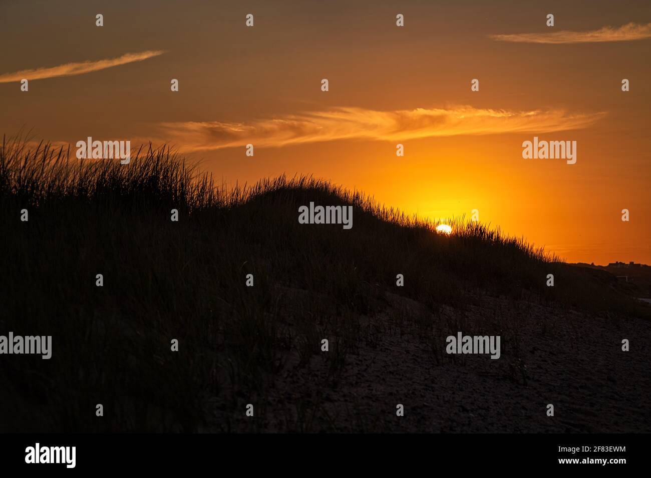 Beautiful Sunset on Cape Cod Beaches Stock Photo - Alamy