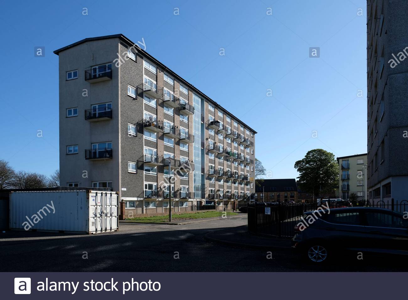 Muirhouse and Pennywell tower Blocks, Edinburgh, Scotland Stock Photo ...