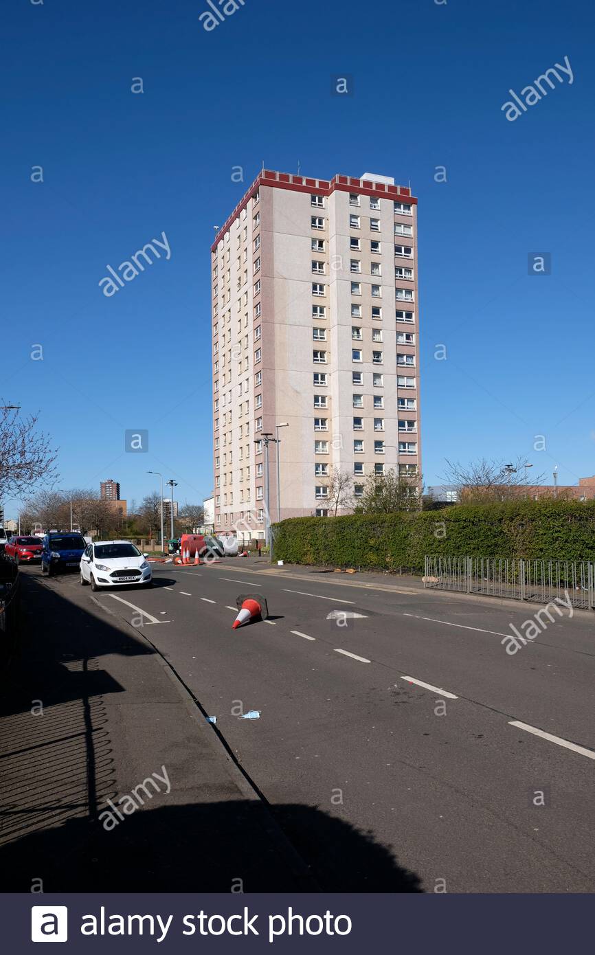 Muirhouse and Pennywell tower Block, Edinburgh, Scotland Stock Photo ...
