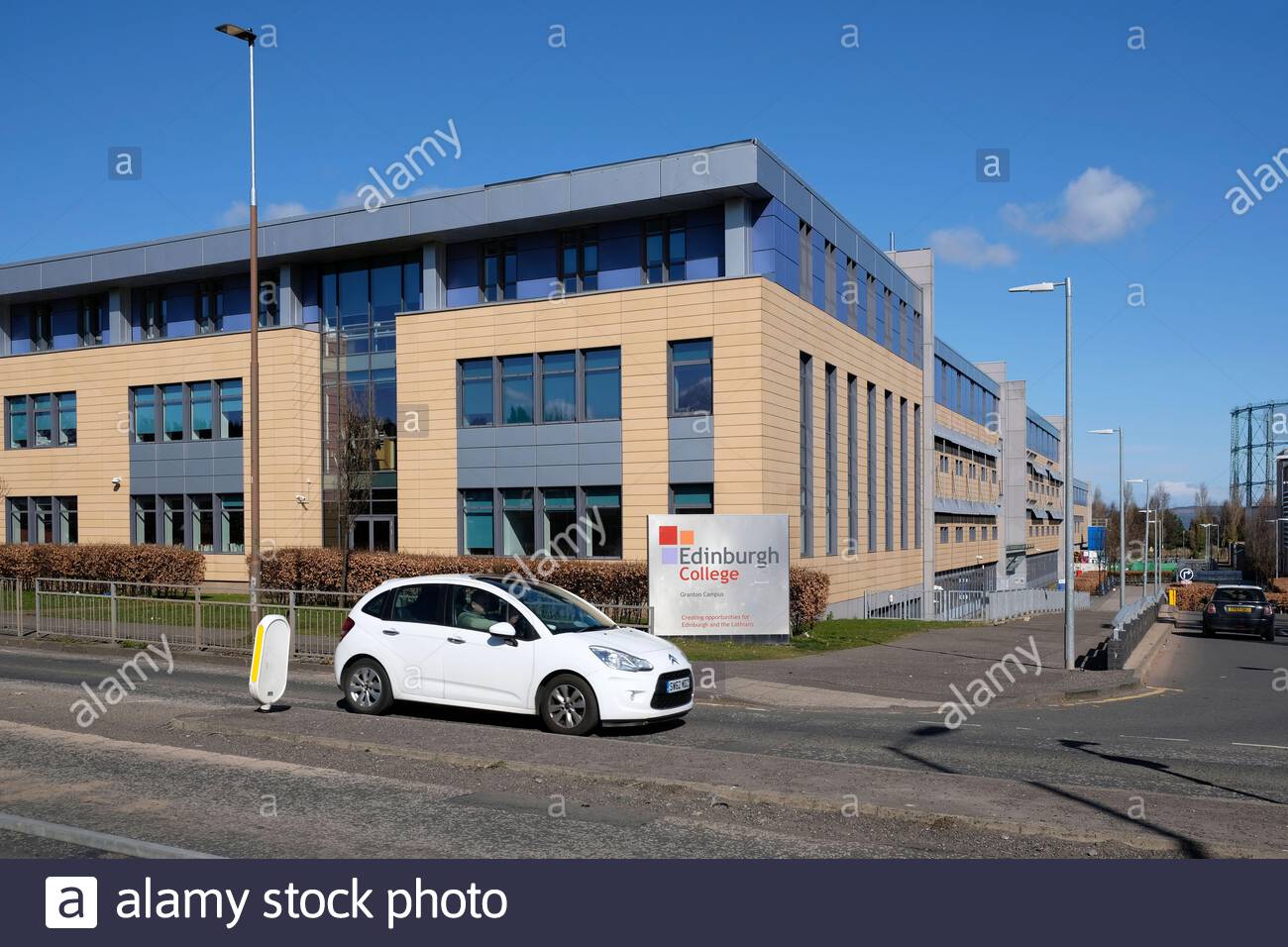 Edinburgh College building, Granton Campus, Edinburgh, Scotland Stock ...
