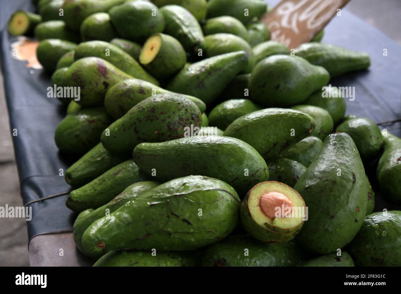 salvador, bahia, brazil - january 27, 2021: avocado fruit for sale at ...