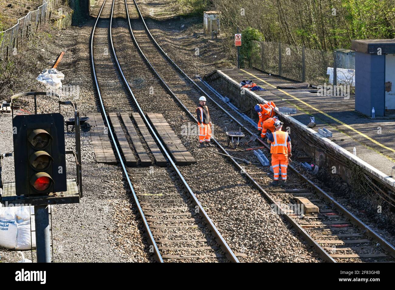 Network rail engineering work hi-res stock photography and images - Alamy