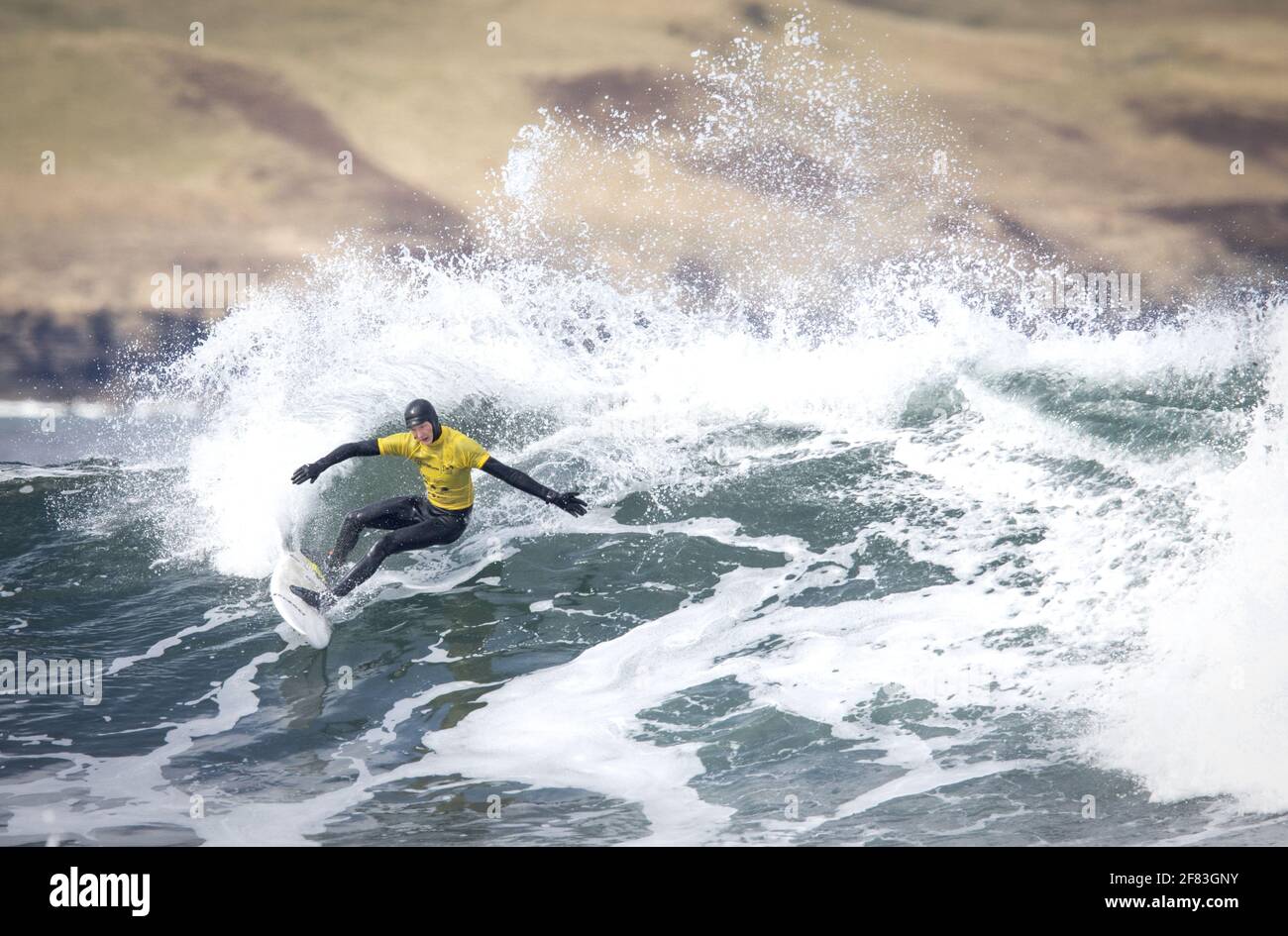 England's Barnaby Cox in the Open Main Grand Event final during day two ...