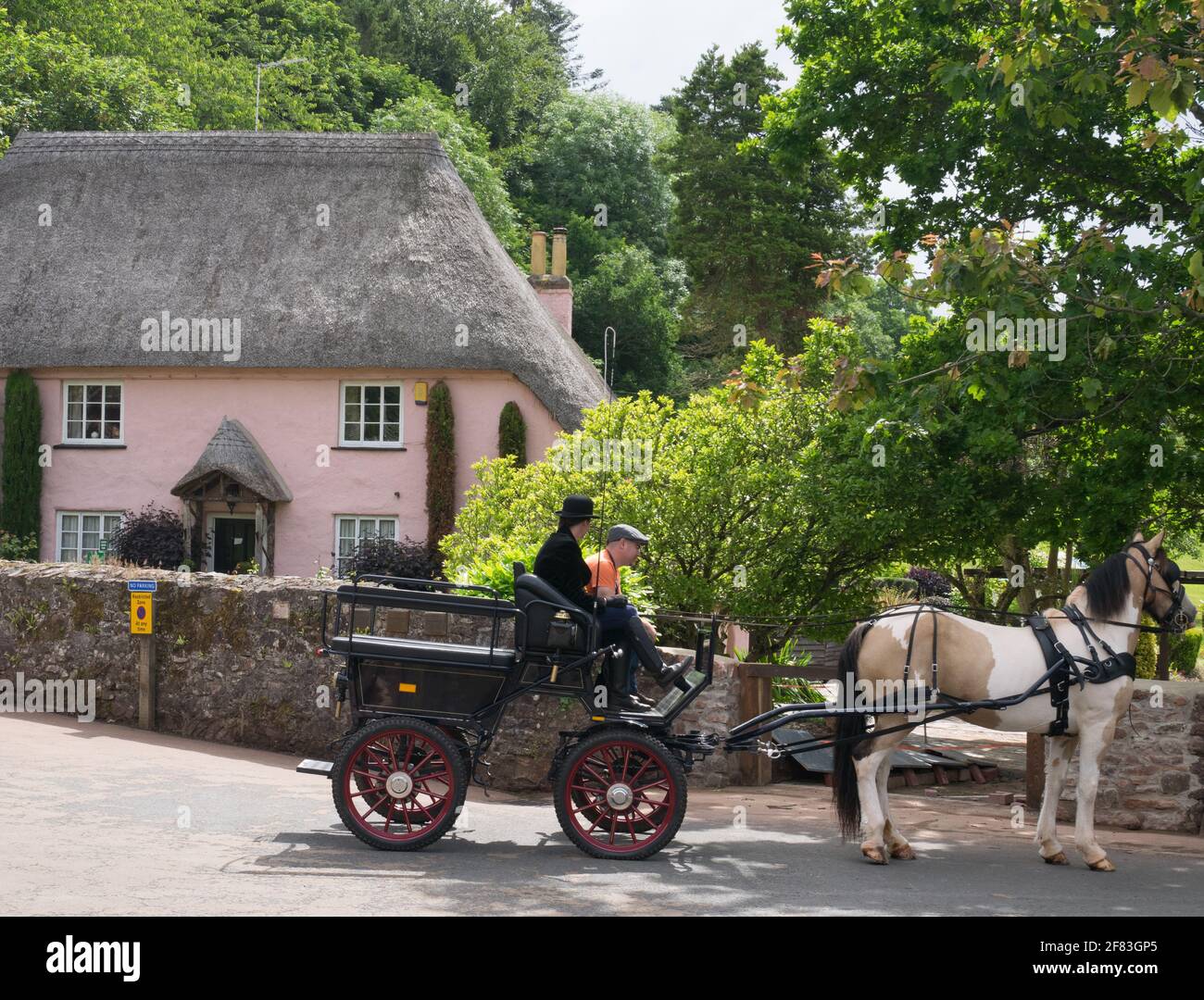 The Picturesque Thatched Village of Cockington with its Colourful ...