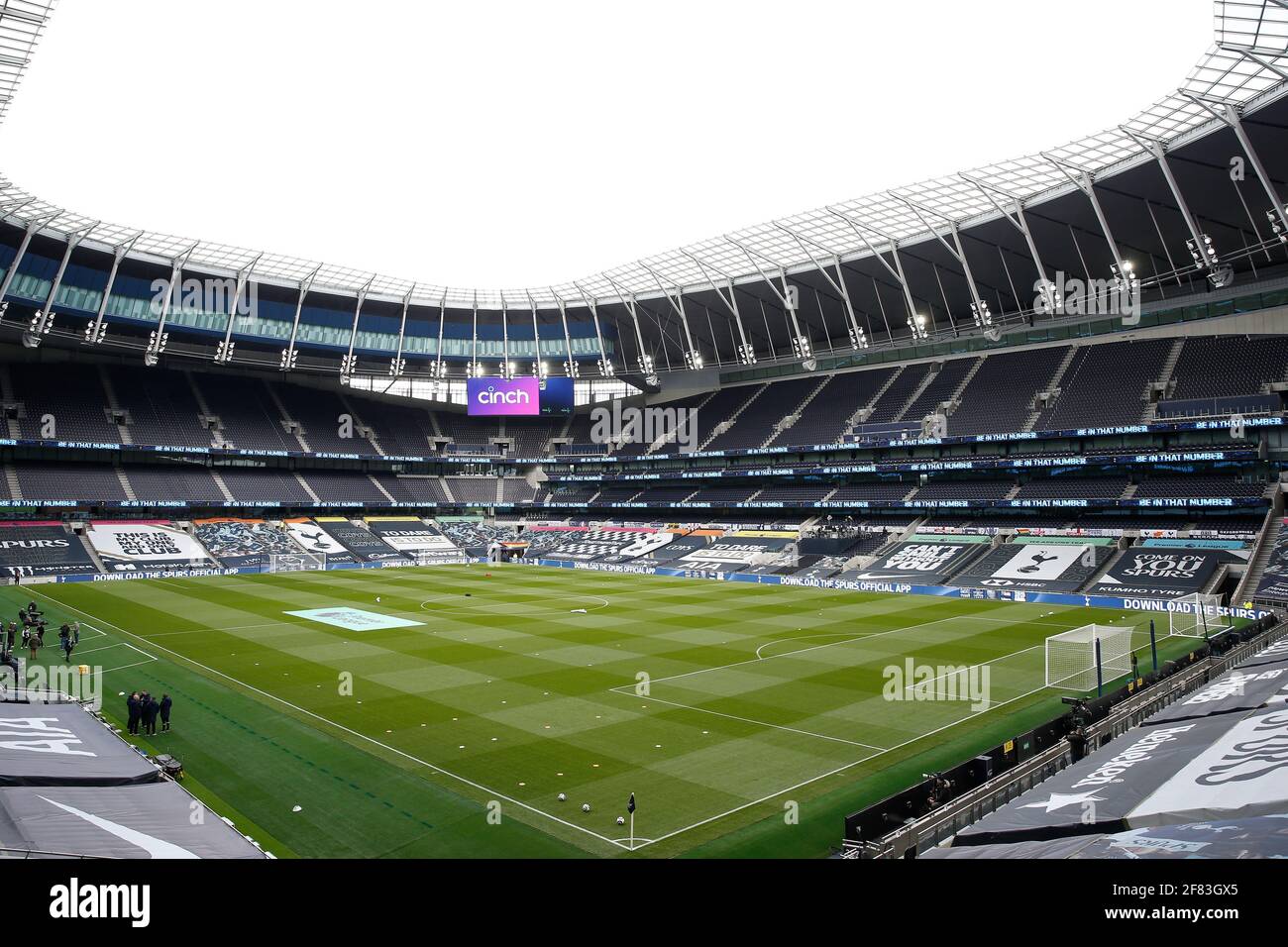 A view inside the ground before the Premier League match at the ...