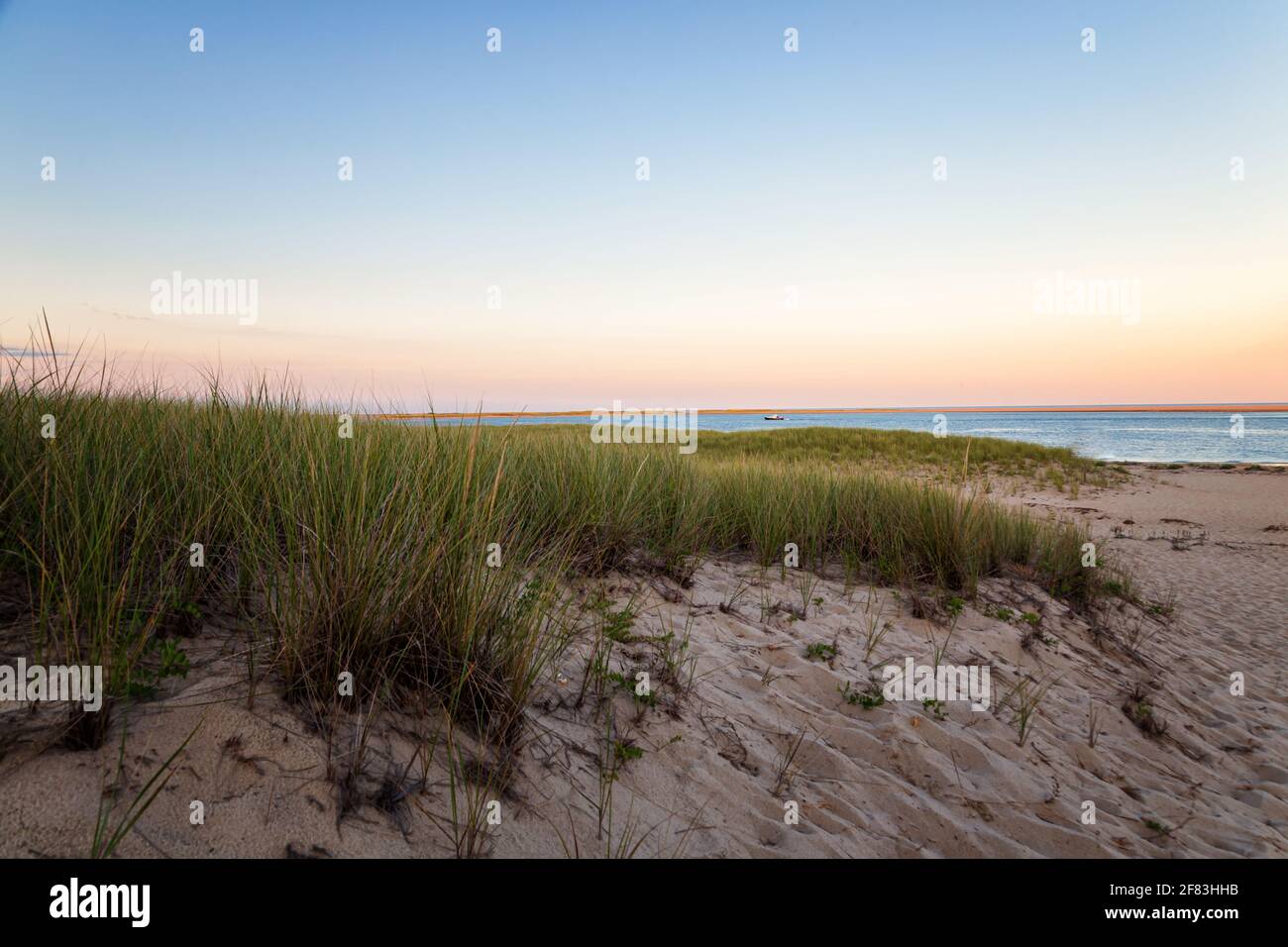 Beautiful Sunset on Cape Cod Beaches Stock Photo - Alamy
