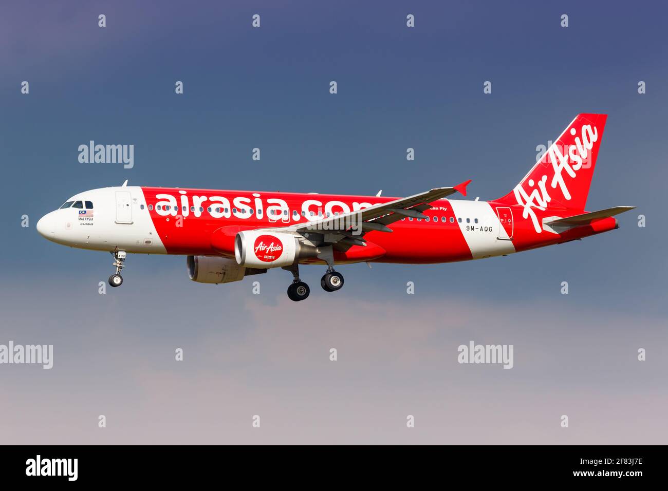 Kuala Lumpur, Malaysia - January 21, 2018: Air Asia Airbus A320 ...