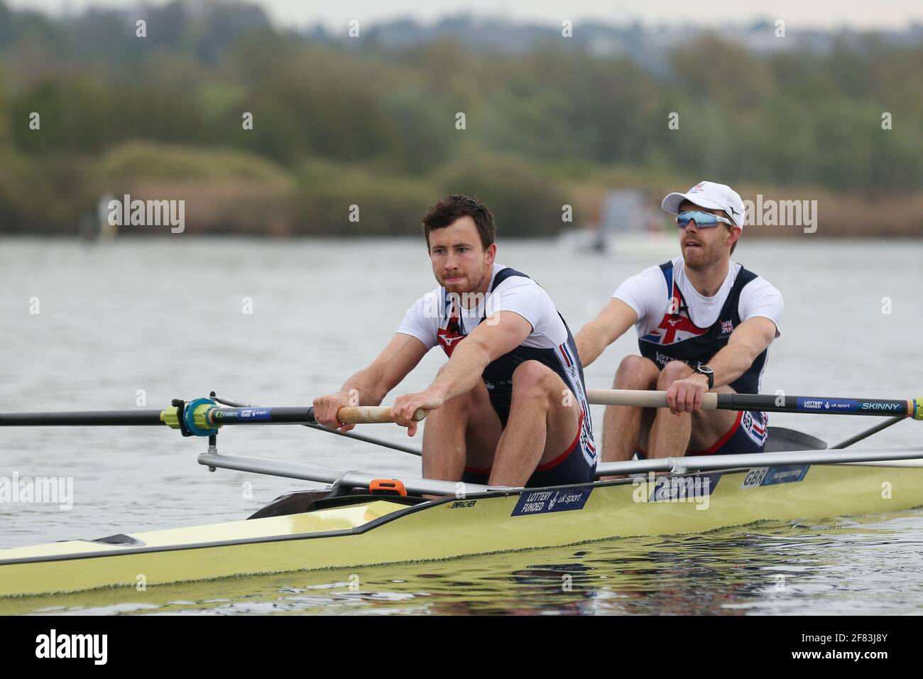 Varese, Italy. 10th Apr, 2021. Harry Glenister and Morgan Bolding of ...