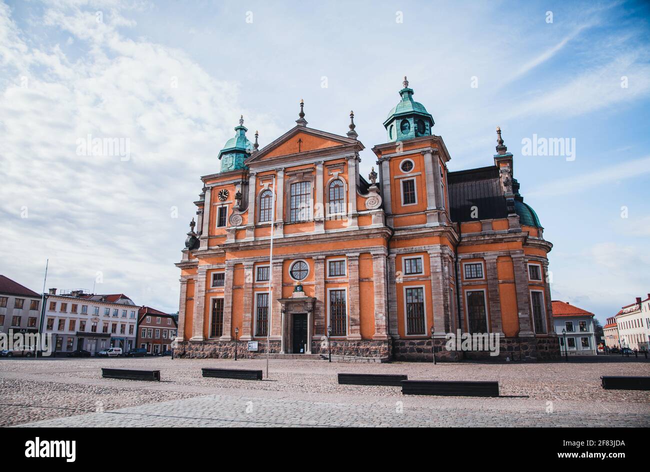 Kalmar Cathedral as seen in Småland, Sweden Stock Photo - Alamy